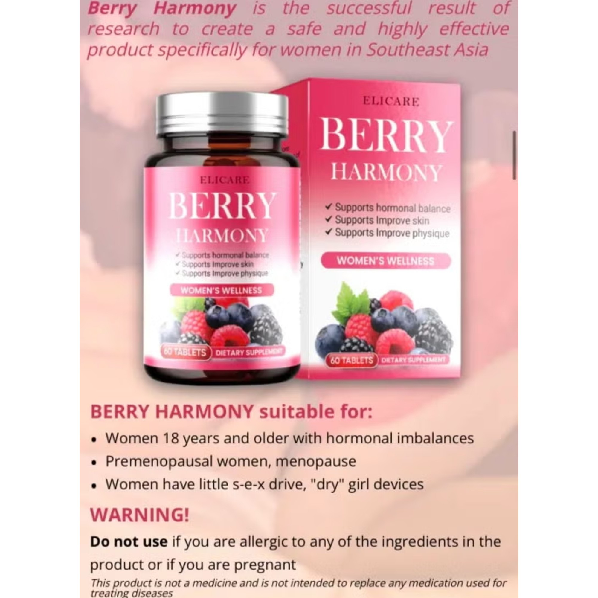 BERRY HARMONY - Balance Female hormones tab
