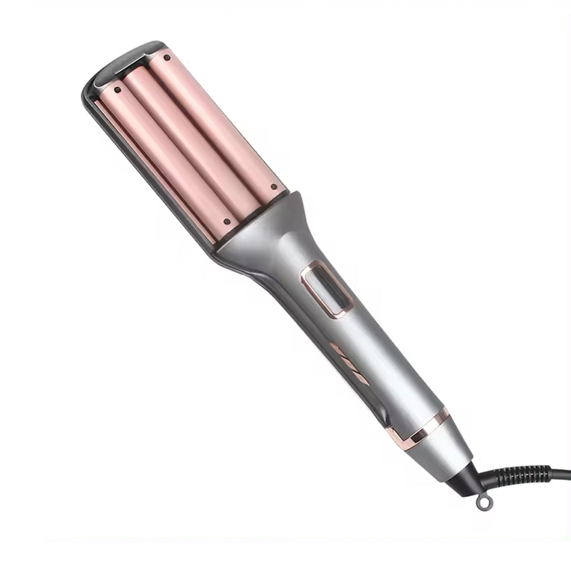 The distinguished professional hair curling device with three different ...