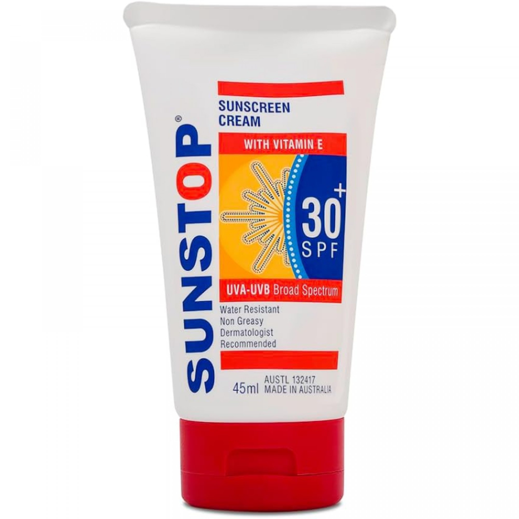 Sunstop Sunscreen Cream SPF 30 With Vitamin E - 45ml
