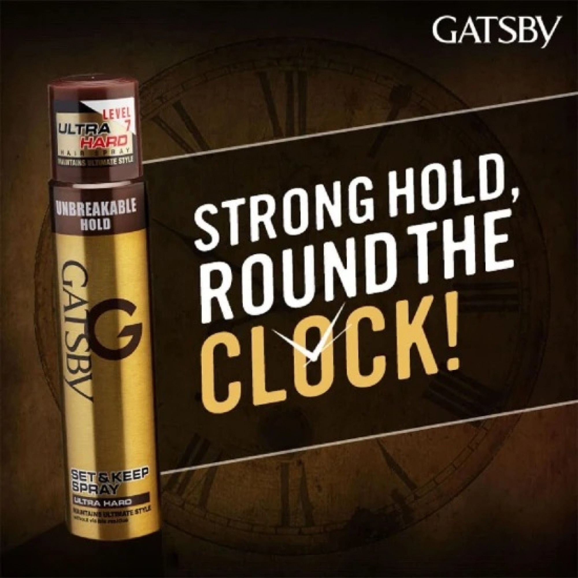 Gatsby Set & Keep Spray Ultra Hard 250 Ml