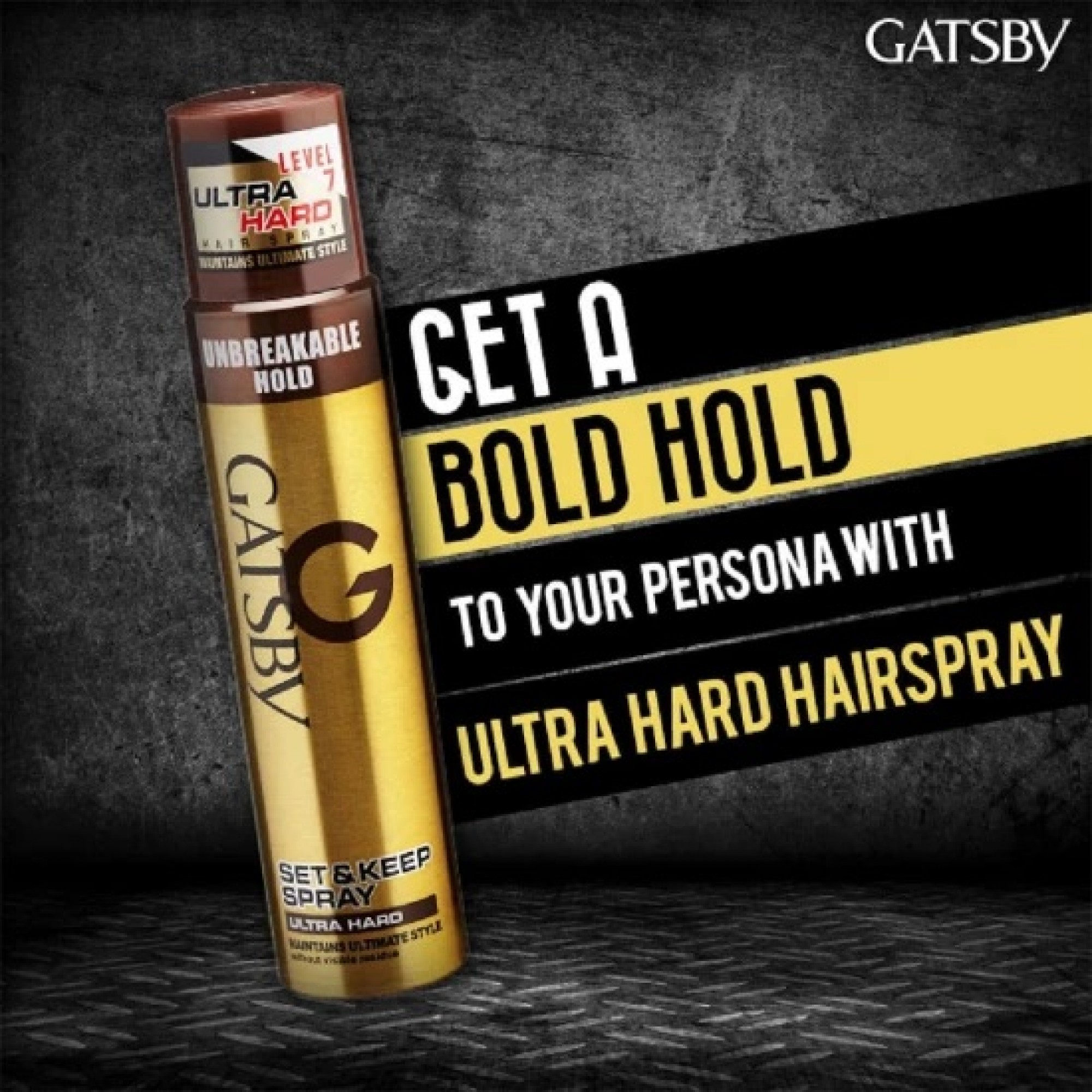 Gatsby Set & Keep Spray Ultra Hard 250 Ml