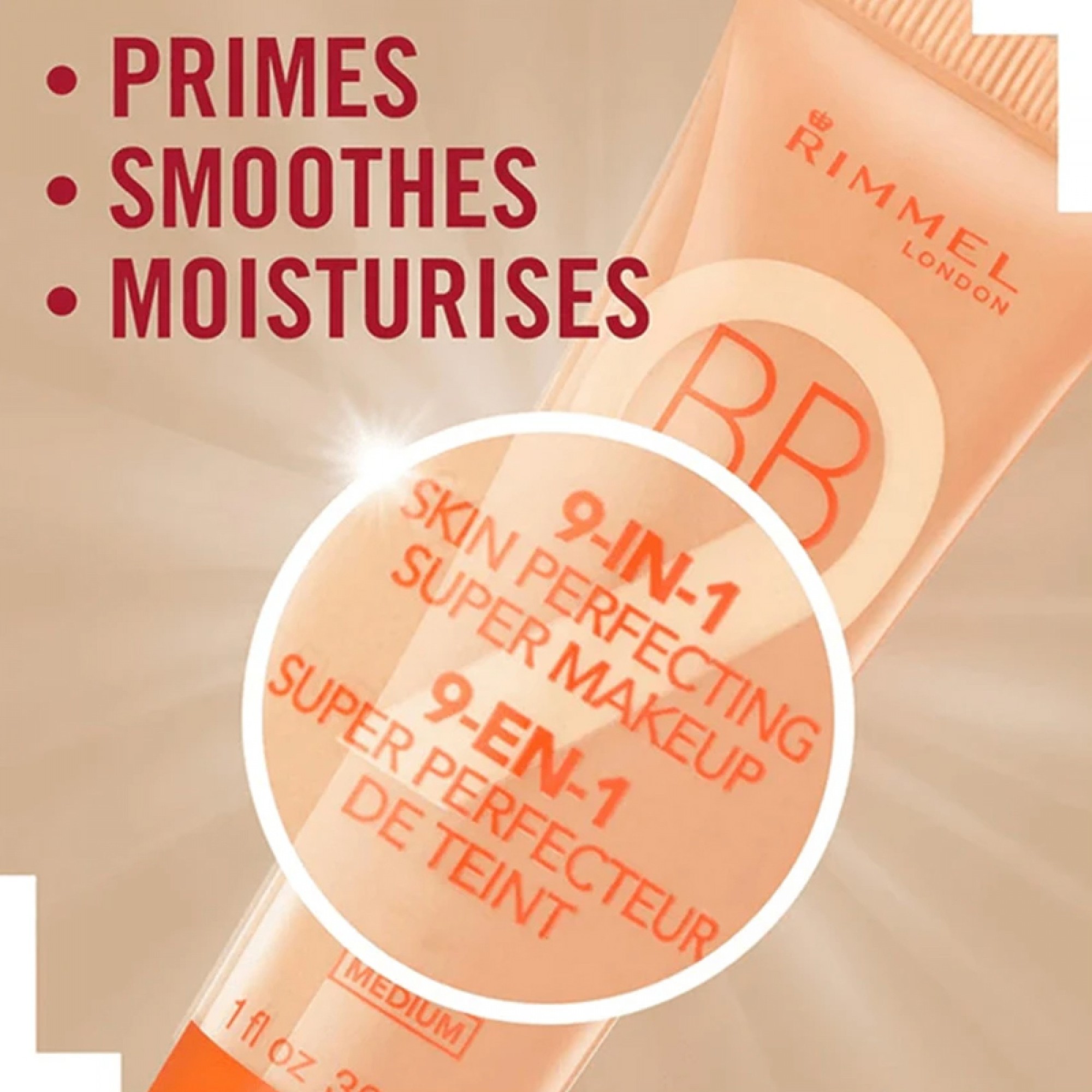 Rimmel London BB cream Radiance 9in1 SPF20 - 30ml