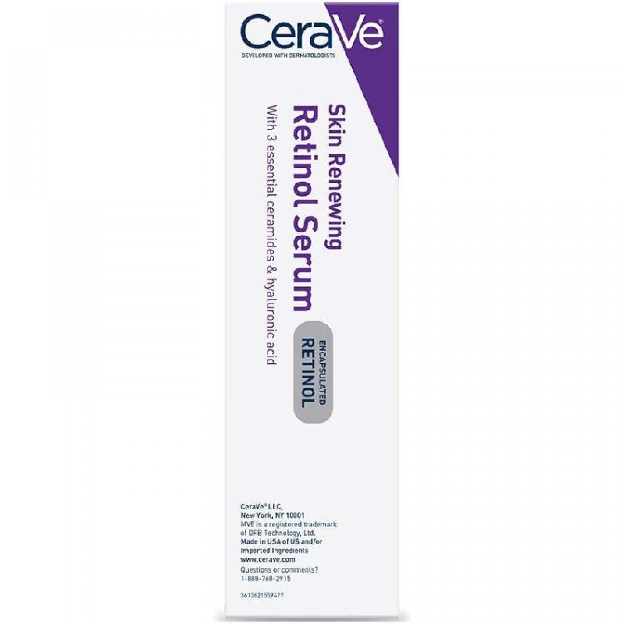 CeraVe Anti Aging Retinol Serum for Face | 1 Ounce | Cream Serum for ...