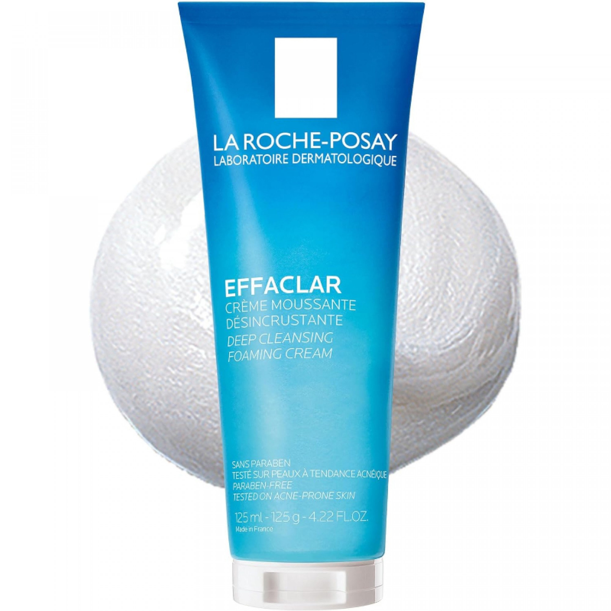 La Roche-Posay Effaclar Deep Foaming Facial Cleanser, Cream Cleanser ...