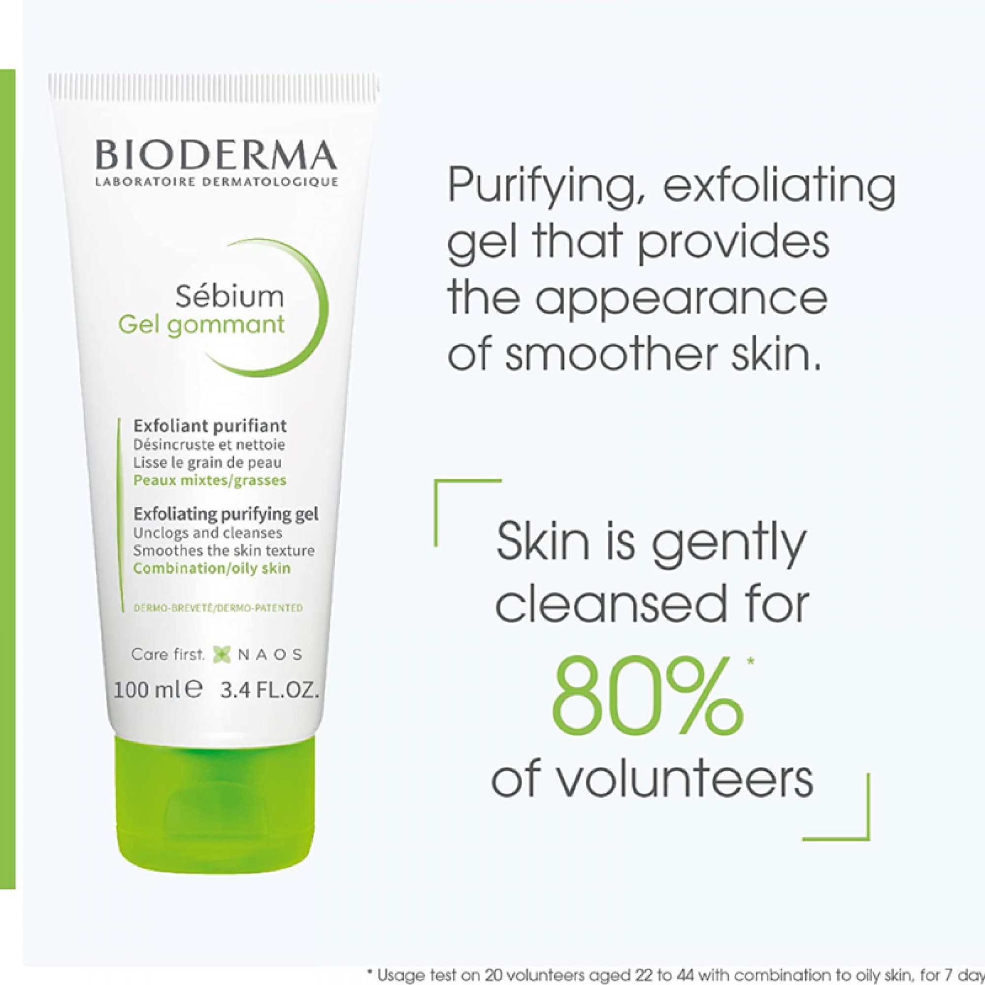 Bioderma - Sebium Gel for exfoliating and purifying the skin, 100ml