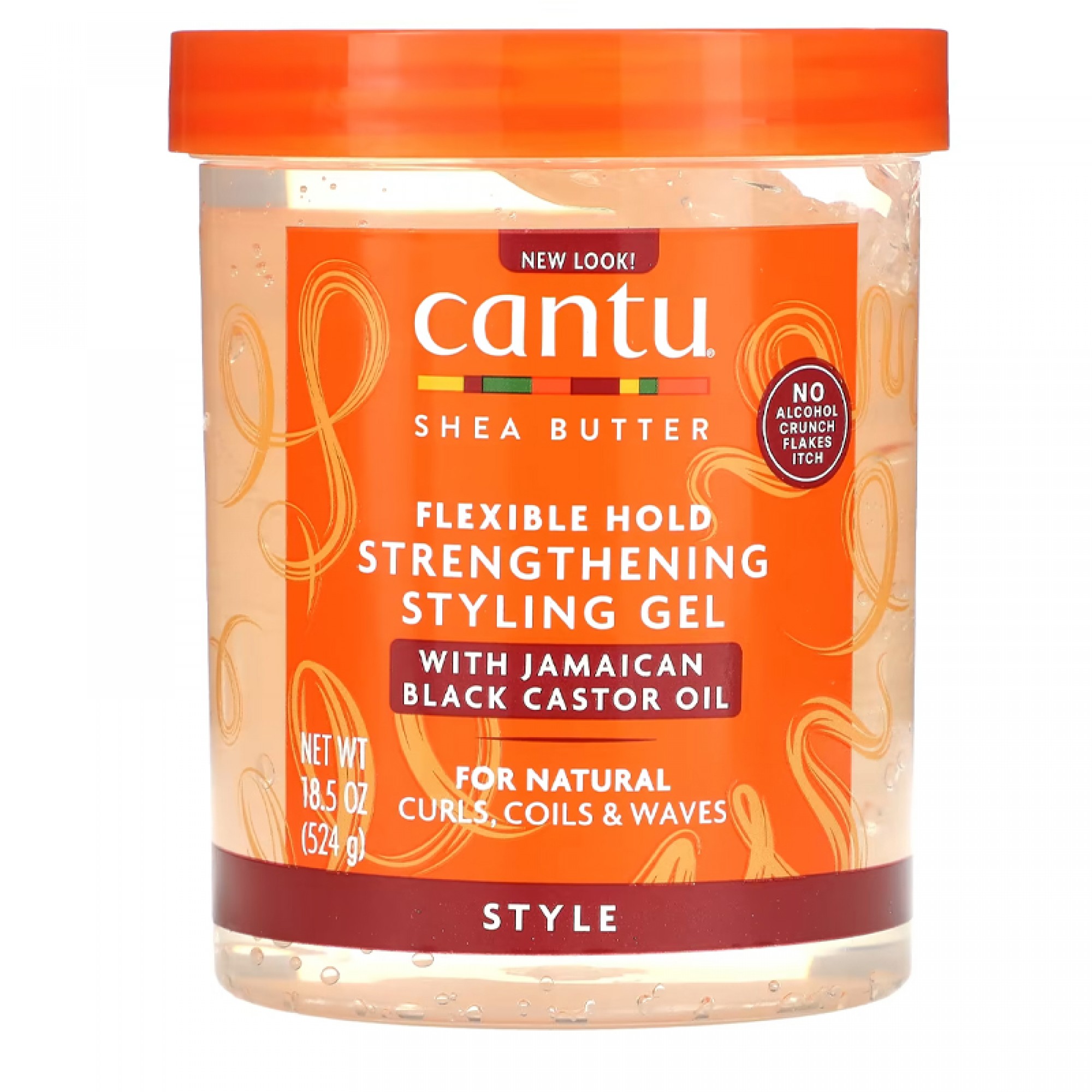 Cantu, Shea Butter, Flexible Hold Strengthening Styling Gel, 18.5 oz ...