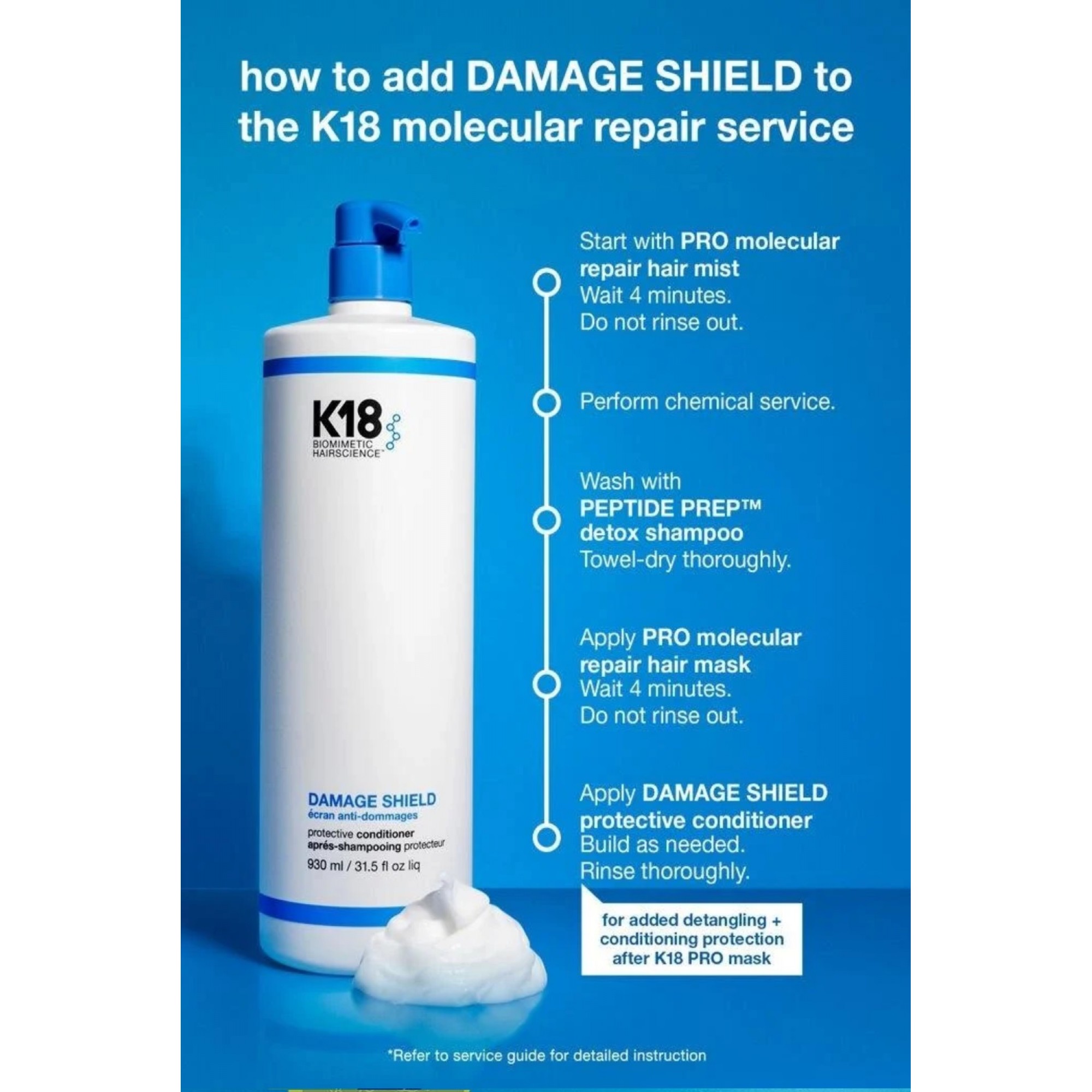 K18 - Conditioner to nourish and protect hair from damage, 930 ml