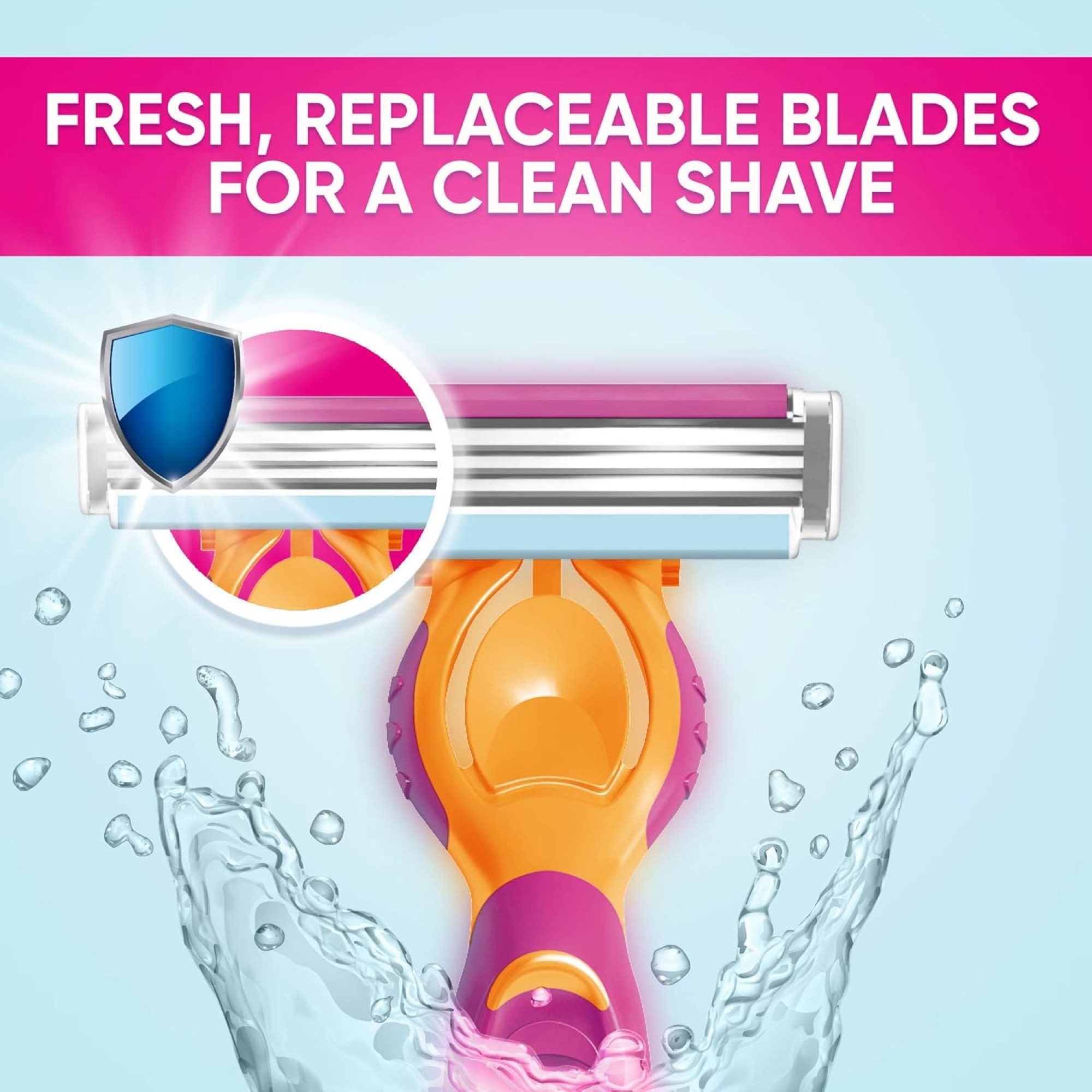 Gillette Simply Venus Women's Razor 3 Blades 9 Heads