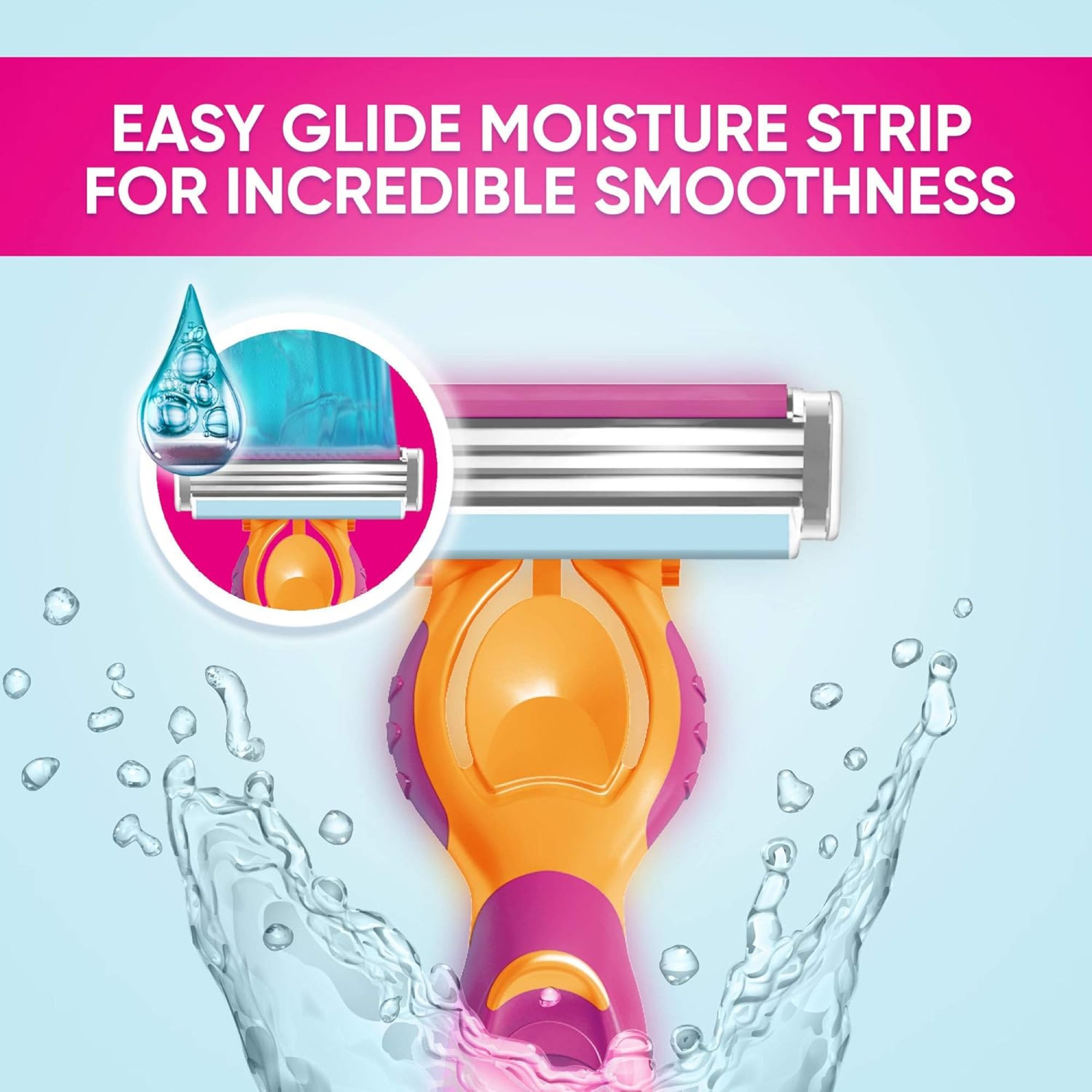 Gillette Simply Venus Women's Razor 3 Blades 9 Heads