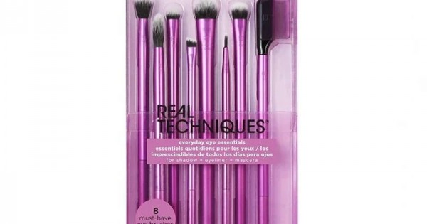 Real Techniques Everyday Eye Essentials Brush Set - 8 Pieces